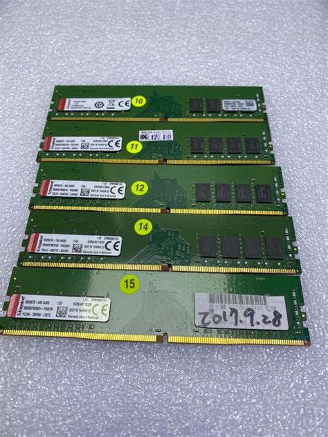 含稅價 kingston 8gb ddr4 2400 桌機記憶體 測試良品 終保 kvr24n17s8 8 小江~柑仔店 露天市集 全