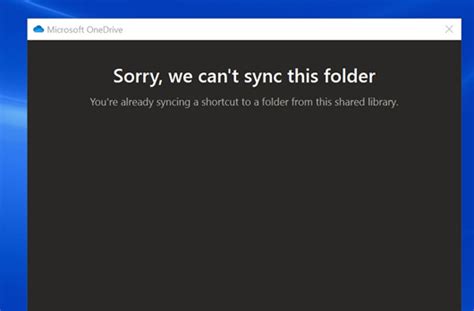 Onedrive Sync Issue Guide Dealing With Shortcuts Sentry Employee