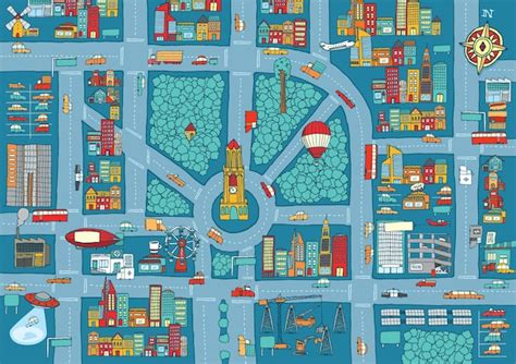Complex Map Vectors And Illustrations For Free Download