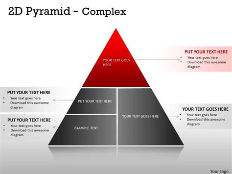 284441 Style Layered Pyramid 4 Piece Powerpoint Presentation Diagram Infographic Slide