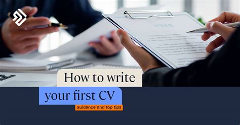 How To Write Your First CV Free Downloadable CV Template Guidance