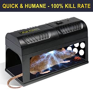 Amazon.com : Electric Rat Trap - Humane Mouse Traps Indoor for Home ...