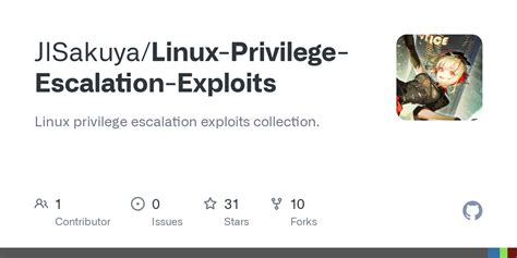 github jlsakuya linux privilege escalation exploits linux privilege