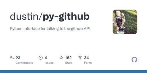 GitHub Dustin Py Github Python Interface For Talking To The Github API