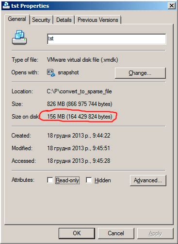 Dennis Yurichev Convert To Sparse File Utility