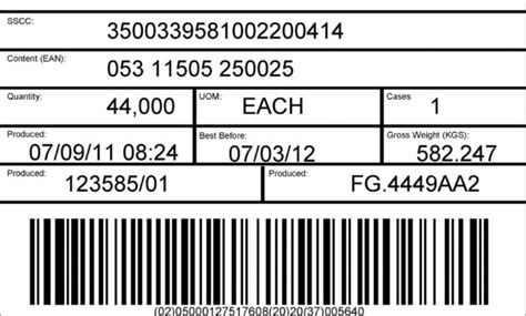 Pallet Labeller Gs Compliant Advanced Labelling Systems Ltd With Regard To Pallet Label Template