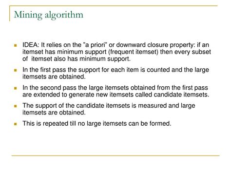 Ppt Fast Algorithms For Mining Association Rules Powerpoint Presentation Id1373046