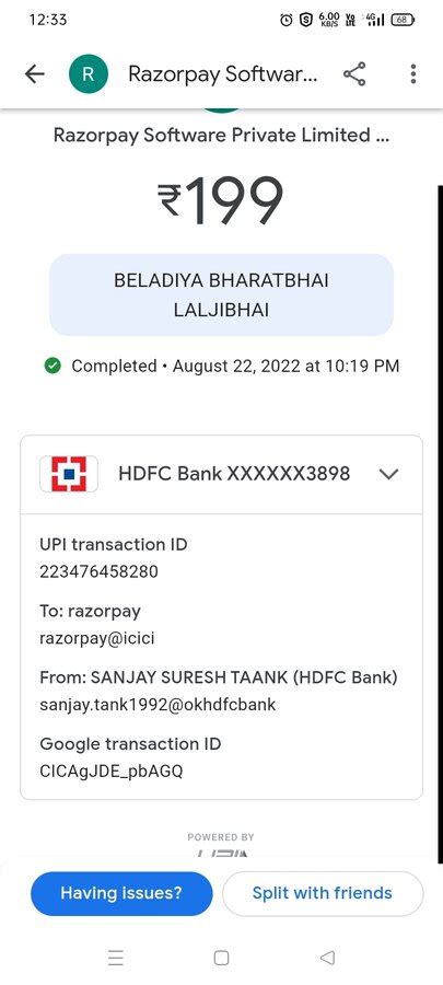 Razorpay — Good Order But No Tracking And Payment No Refund Link