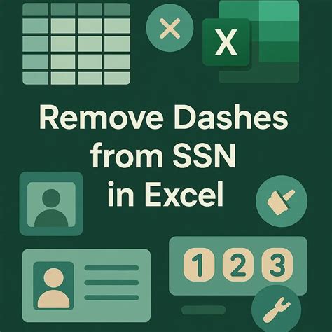 How To Remove Dashes From Ssn In Excel 5 Useful Techniques Excel Insider