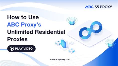 How To Use Unlimited Residential Proxy In Abcproxy Youtube