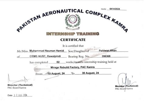 Pacaerospace Internshipexperience Aerospaceengineering Aviation Internship