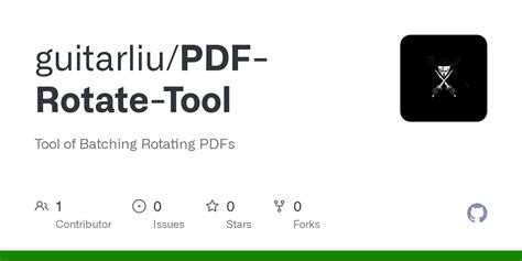 Github Guitarliupdf Rotate Tool Tool Of Batching Rotating Pdfs