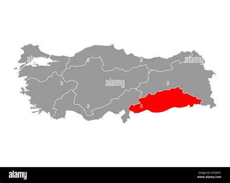 Southeastern Anatolia Region Of Turkey Map Symbol Shape Travel Web