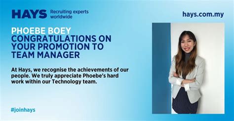 Phoebe Boey On Linkedin Thank You Hays 💙