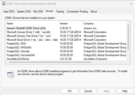 connect excel to redshift row zero