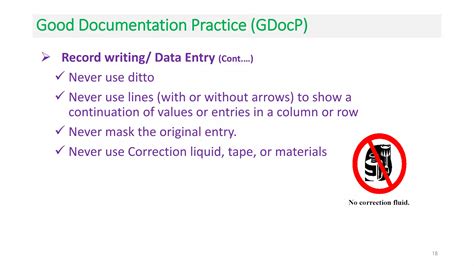 Good Documentation Practice Pptx