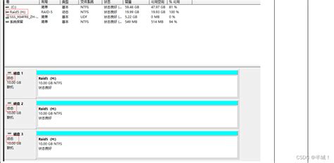 Window配置raid5window Raid 5 Csdn博客