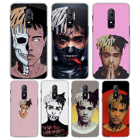 XXXTENTACION Rap Hip For OnePlus 6 5T Phone Case Transparent Frame Hard Back Case Cover For