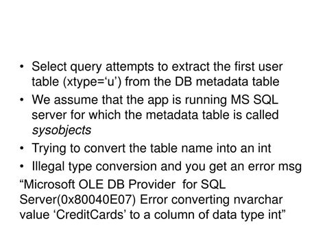 Ppt Sql Injection Attacks And Counter Measures Powerpoint
