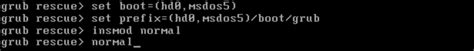 how to use grub rescue mode olinux