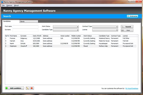 About My Visual Database
