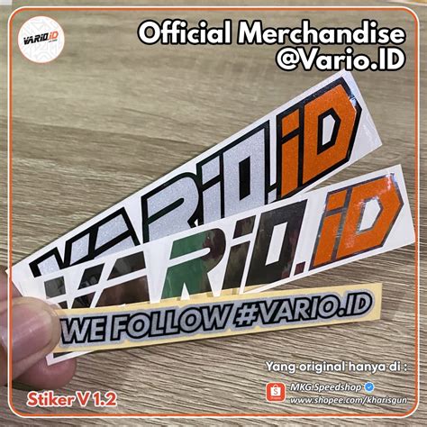 jual stiker vario id official v1 2 shopee indonesia