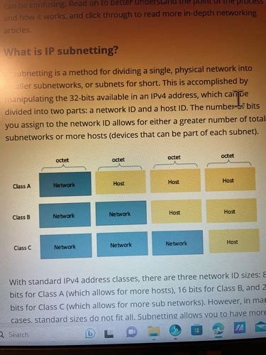 Subnetting Flashcards Quizlet