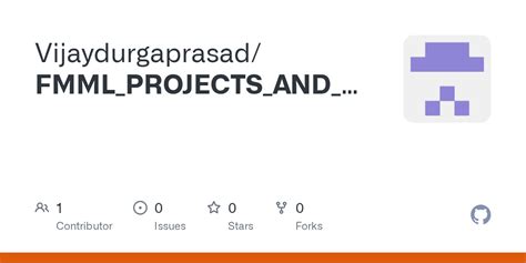 Github Vijaydurgaprasadfmmlprojectsandassignments