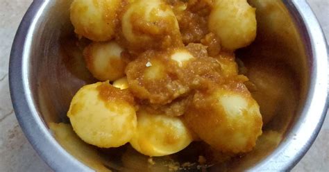Resep Telur Puyuh Bumbu Oleh Alfin Mustafida Cookpad