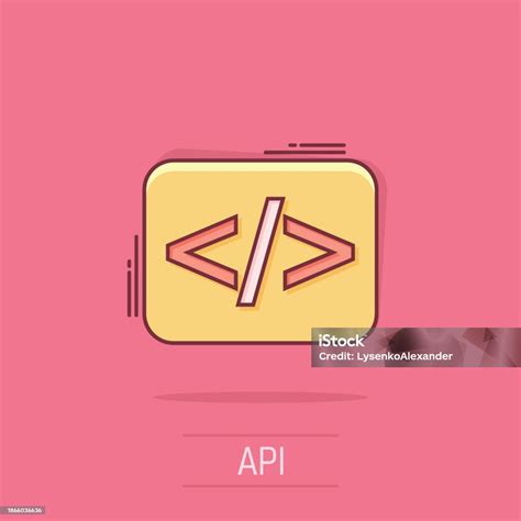 Vector Cartoon Open Source Icon In Comic Style Api Programming Concept