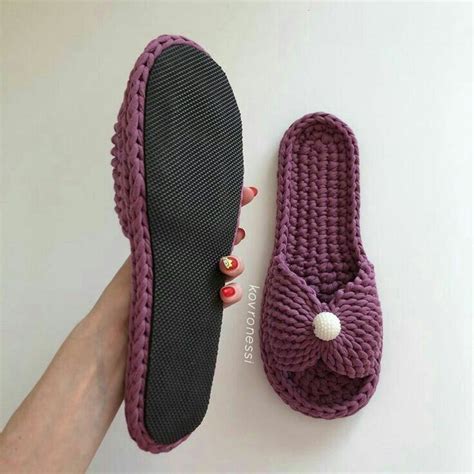 Glamorous And Stylish Crochet Slippers Designs For Girls Crochet Flat
