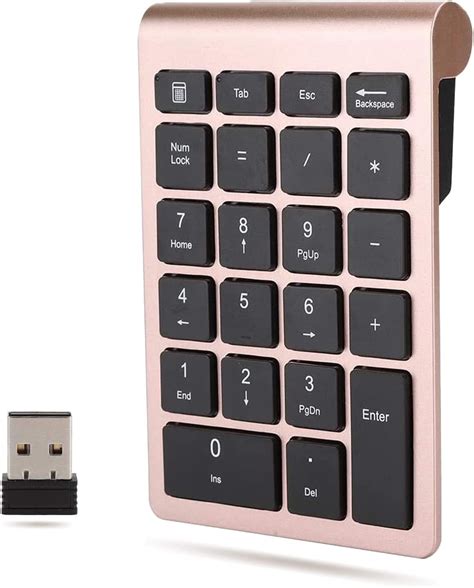 22 Keys Number Pads Numeric Keypad Portable 2 4 Ghz Number Keyboard Financial Accounting Number