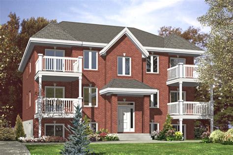 Multiplex House Plans Architectural Designs