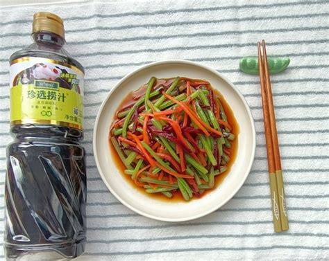 【捞汁茼蒿甜菜丝的做法步骤图，怎么做好吃】烟果子3708下厨房