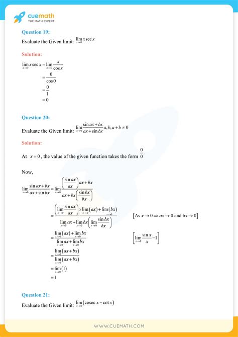 Ncert Solutions For Class 11 Maths Chapter 13 Exercise 13 1 Free Pdf Download
