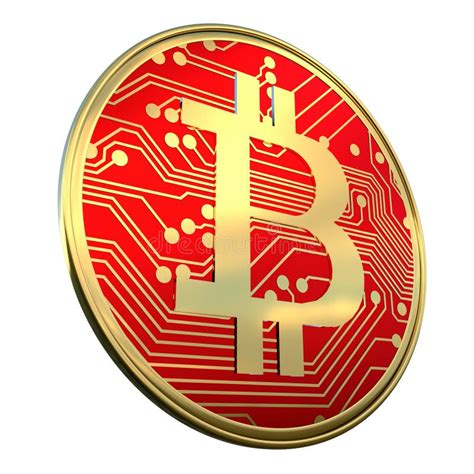 Bitcoin Btc Coin 3d Render Stock Illustration Illustration Of Abstract