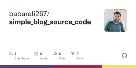 Github Babarali267simpleblogsourcecode