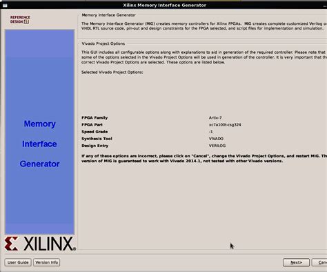 Configuring The Mig 7 Series Ip To Use The Ddr Memory On Digilents Nexys 4 Board 21 Steps