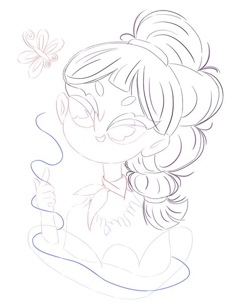 小女孩头像插画系列（1） 伊人当世 站酷zcool