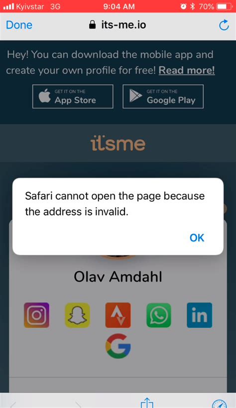 javascript how to prevent ios safari error alert when trying to open