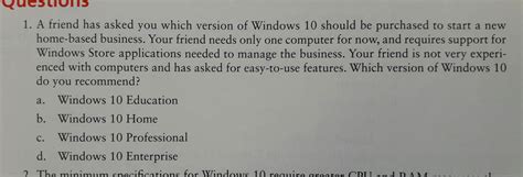 Windows 10 Exam 70 697 Question Tell Me What You Think Is The Correct Answer And Why X Post
