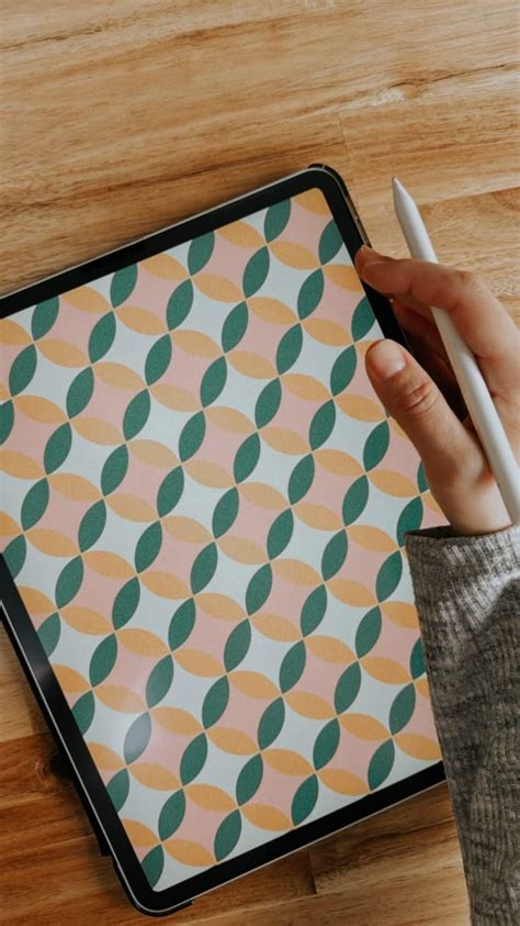 lettersbyandre on instagram easy pattern design on procreate 🤩 using ~ ipad pro 4th