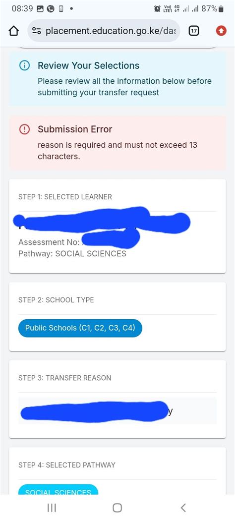 𝐌𝐮𝐭𝐚𝐢 Grade 10 Placement Outcome Portal Login Here Selection