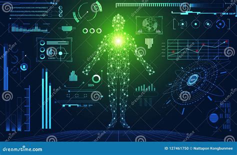 Abstract Technology Ui Futuristic Concept Hud Interface Hologram Stock Vector Illustration Of