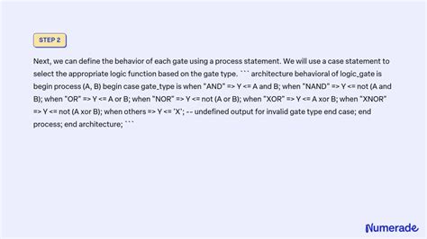 Solved Write Single Vhdl Code To Simulate The Response Of And Nand