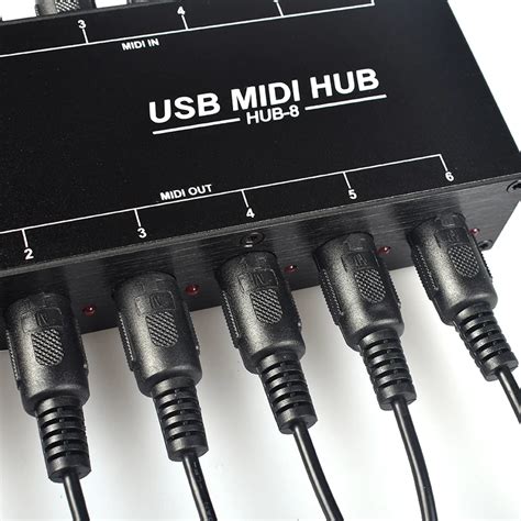 Doremidi Hub ใหม่ 8 Midi 6x6 Usb Midi Host X2 Usb 31 Midi Hub กล่อง