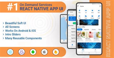Codemarket Ondemand Services React Native App Ui Template