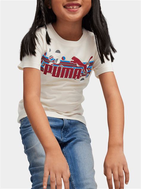 Футболка Puma 67927387 для детей, цвет: Белый - купить по выгодной цене ...