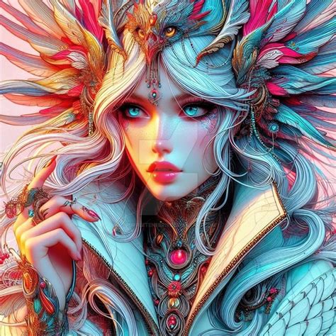 Fantasy Girl Ai Art By Purpletenebris On Deviantart