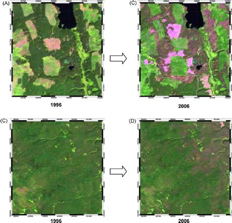 Landsat Tm And Etm Image Subset Windows Rgb Bands 543 Displaying